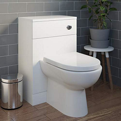 Affine Back to Wall Toilet & Concealed Cistern Unit Bathroom BTW WC Pan ...