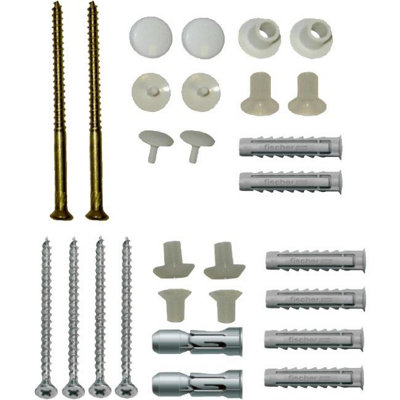 AFFINE BASIN SINK & TOILET VERTICAL FIXING KIT BATHROOM FIXTURE ...