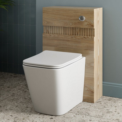 Affine Bathroom Back To Wall BTW Toilet Unit Rimless Pan Cistern Seat ...