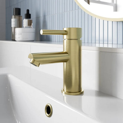 Affine Bathroom Bath Filler & Basin Mixer Tap Set Twin Lever Deck ...