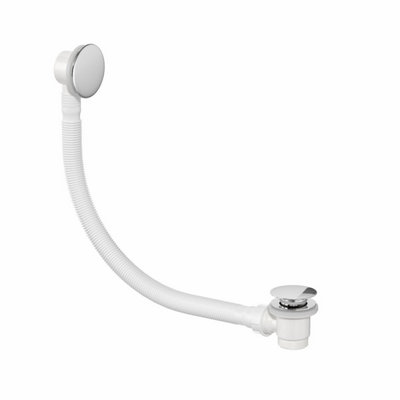 Affine Bathroom Pop up Bath Tub Waste & Overflow Plug Chrome Standard ...