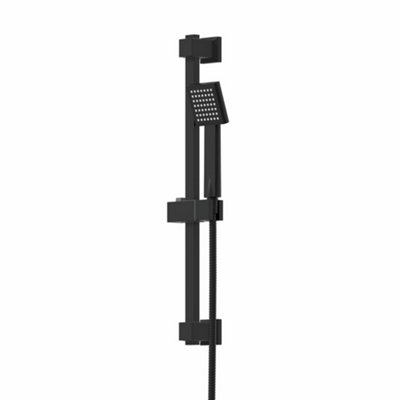Affine Bathroom Shower Kit Square Single Spray Adjustable Handset Head ...