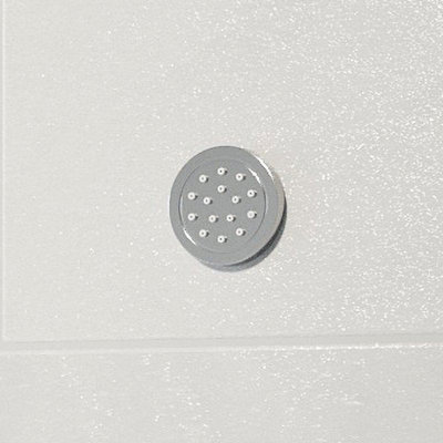 Affine Bathroom Shower Single Body Jet Round Chrome Spare Concealed Shower