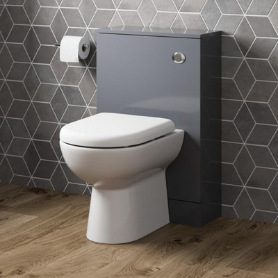 Affine Bathroom Toilet WC Concealed Cistern Unit Pan Soft Close Seat ...
