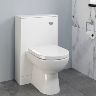 Affine Bathroom Toilet WC Concealed Cistern Unit Pan Soft Close Seat ...
