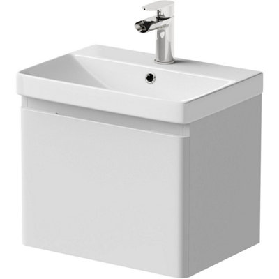 Affine Bathroom Wall Hung Vanity Unit Wash 800 Basin Base Cabinet ...