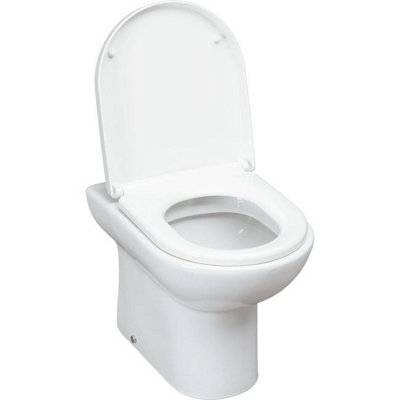 Affine BTW Back to Wall Toilet WC Pan Soft Close Seat Concealed Cistern ...