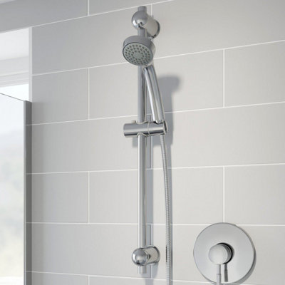Affine Concealed Stick Shower Concentric Wall Mounted Adjustable Head ...