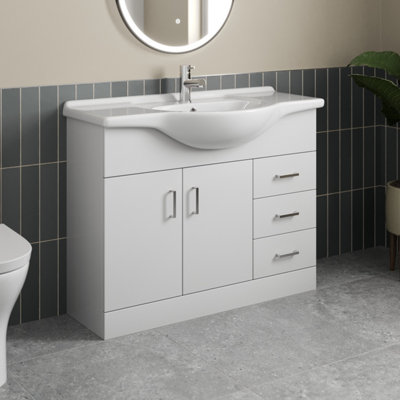 Affine Freestanding Vanity Unit Basin Sink Bathroom Storage Cabinet ...