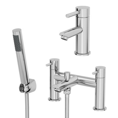 Affine Modern Bathroom Basin Mono Mixer Tap Bath Mixer Set Single ...
