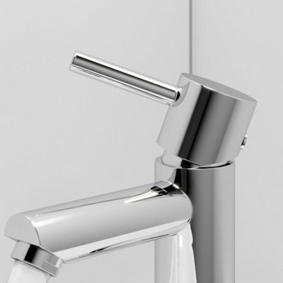 AFFINE MODERN CLOAKROOM MINI MONO BASIN SINK MIXER TAP BRASS SINGLE ...