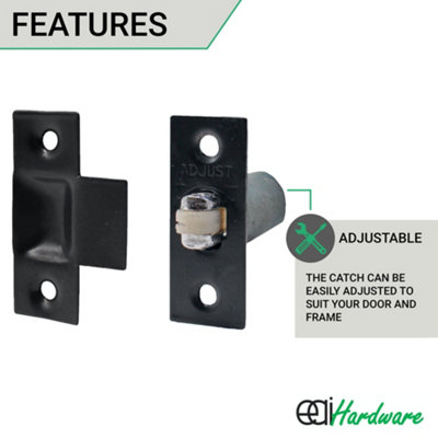 AFIT Adjustable Roller Catch Spring Loaded Latch Lock for Internal ...
