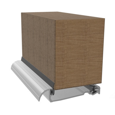 AFIT Aluminium Door Threshold Seal Draft Excluder - 56mm Inward Opening ...