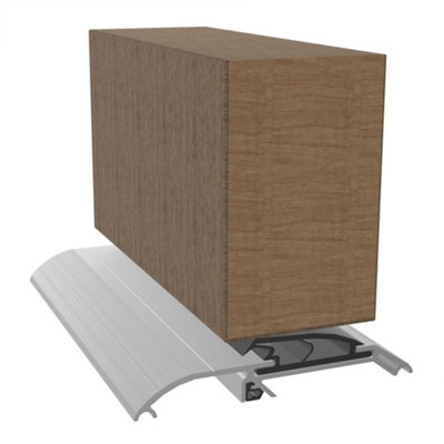 AFIT Aluminium Roll Over Door Threshold Seal Draught Excluder - Inward ...