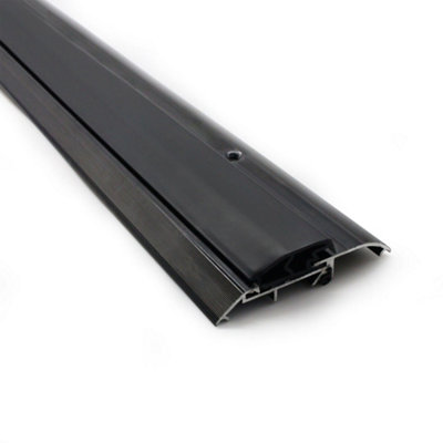 AFIT Black Roll Over Door Threshold Seal Draught Excluder - Inward and ...