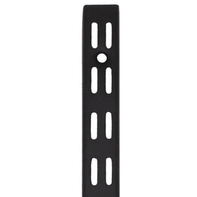 AFIT Black Twin Slot Uprights 2440mm - Pack of 2 - Genuine 32mm Twin ...