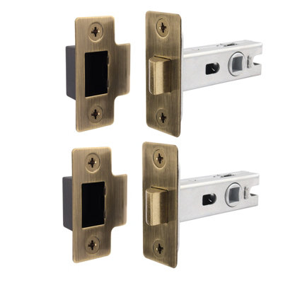 AFIT Brass Tubular Door Latch for Internal Doors - 2.5 Inch / 64mm ...