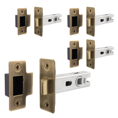 AFIT Brass Tubular Door Latch for Internal Doors - 2.5 Inch / 64mm ...