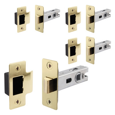 AFIT Brass Tubular Door Latch for Internal Doors - 2.5 Inch / 64mm ...