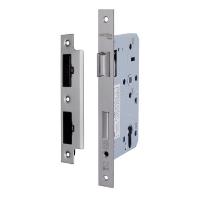 AFIT Euro Escape Lock Emergency Exit DIN Square Faceplate Satin ...