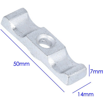 AFIT Galvanised Turn Button Rabbit Hutch Latch Catch For Shed Gate Door ...