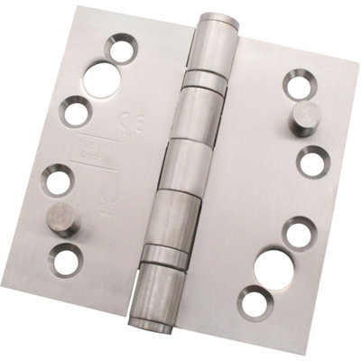 AFIT Grade 13 Satin Stainless Steel Fire Door Security Pin Hinges - 4 ...