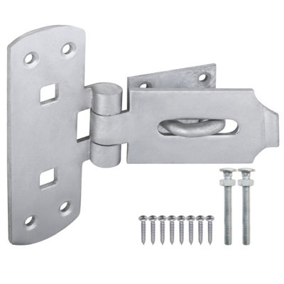 AFIT Hasp and Staple Lockable Heavy Duty 150mm 6inch Vertical Pattern ...