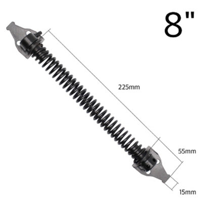 AFIT - Heavy Duty Black Adjustable Tension Gate Spring 8 Inch 200mm ...