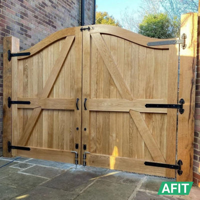 AFIT Heavy Reversible Gate Hinges, Heavy Duty 250mm / 10 Inch Black ...