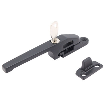 AFIT Matt Black Locking Window Fastener 142mm