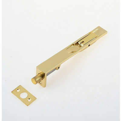 AFIT Polished Brass Lever Action Flush Bolt - British Heavy Pattern 250 ...