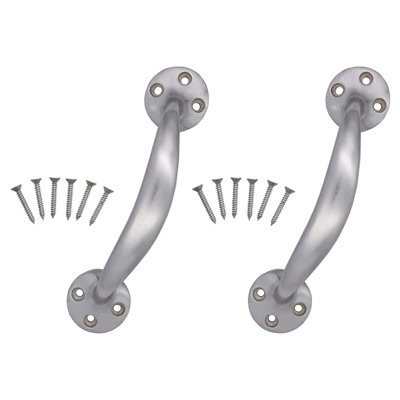 AFIT Satin Chrome Bow Pattern Cabinet Pull Handle - 175mm / 7 Inch ...