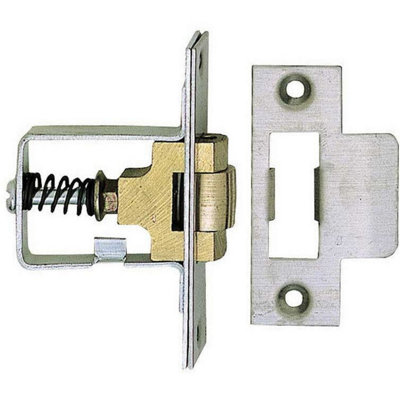 AFIT Satin Stainless Steel Heavy Duty Adjustable Roller Catch 76 x 22mm