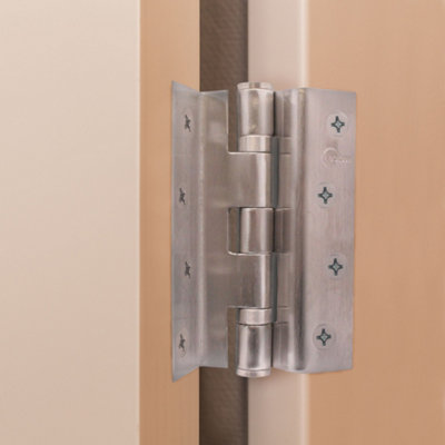 AFIT Satin Stainless Steel Rebated Cranked Stormproof Hinges 4" 102mm ...