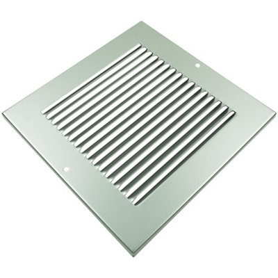 AFIT Silver Intumescent Louvre Vent Grill Cover 150 x 300mm | DIY at B&Q