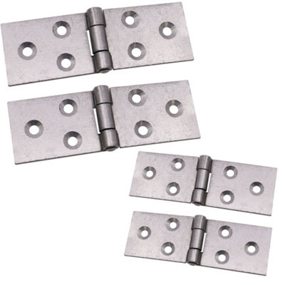AFIT Steel Backflap Hinges - 38mm - Self Colour - Pack of 2 Pairs | DIY ...