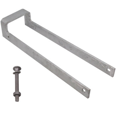 AFIT Throw Over Gate Loop Latch, Heavy Duty Galvanised 350mm / 14 Inch ...