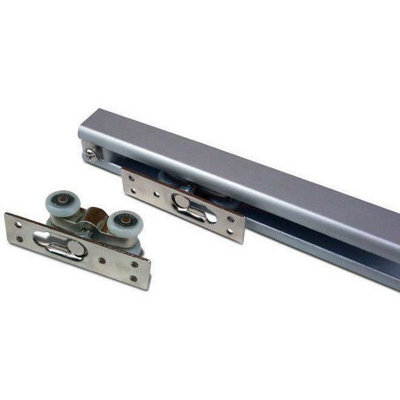AFIT Top Hung Straight Sliding Single Door Kit - Max Weight 50kg - Max ...