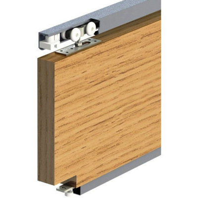 AFIT Top Hung Straight Sliding Single Door Kit - Max Weight 50kg - Max ...