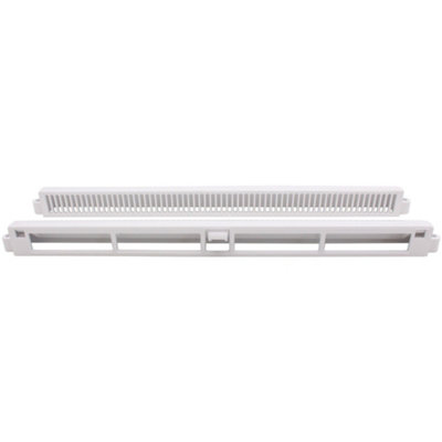 AFIT Trickle Window Slot Vent Set Inside & Out - 400mm - 3180mm²EA - White