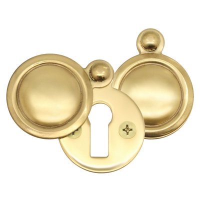 AFIT Victorian Key Hole Covered Escutcheon for Front Doors 35mm ...