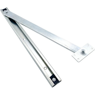 AFIT Zinc Mortice Overhead Door Restrictor Arm Stay - 90 Degree Opening