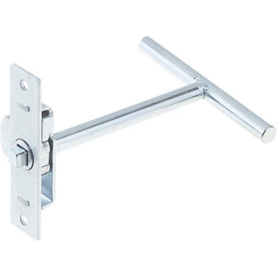 AFIT Zinc Plated Budget Lock Taper Key T Tee Loft Access Panel Horse ...