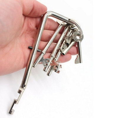 AFIT Zinc Plated FB Fire Brigade Master Key Set 3