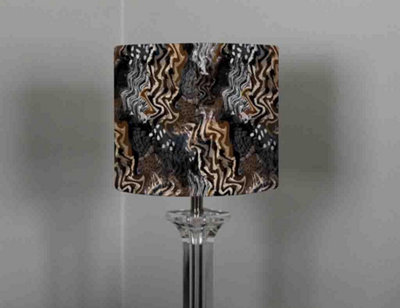 African ethnic elements (Ceiling & Lamp Shade) / 45cm x 26cm / Lamp Shade