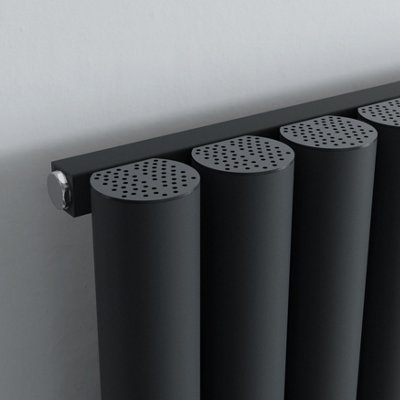Agadon Dublin Aluminium Designer Radiator 1800 x 345 mm Textured ...