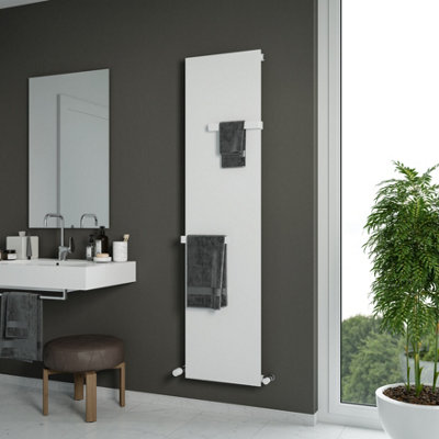 Agadon Falcon Designer Flat Panel Radiator With Towel Rails - 1820 x ...
