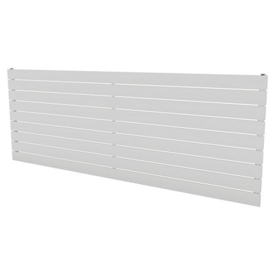 Agadon Horizontal Single Flat Panel Designer Raditaor 670x1800 mm White