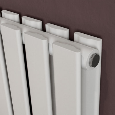 Agadon Lola Duplex Designer Panel Radiator 1800 x 372 mm White