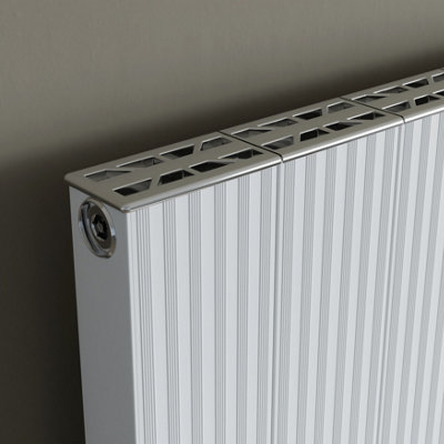 Agadon Madrid Aluminium Designer Radiator 1800 x 600 mm White - 5048 ...
